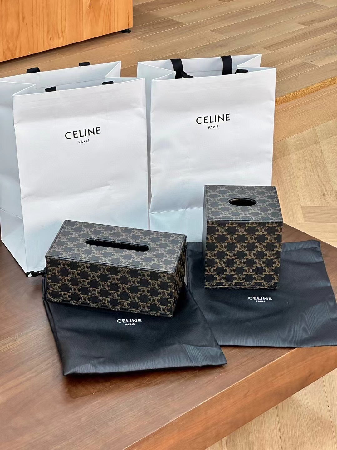 CELINE RECTANGLE TISSUE BOX – THE VAULT CHAMBER™