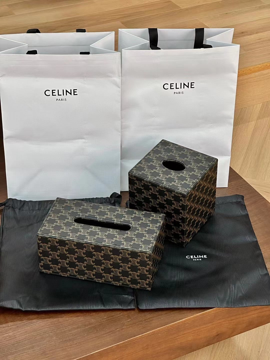 CELINE RECTANGLE TISSUE BOX – THE VAULT CHAMBER™